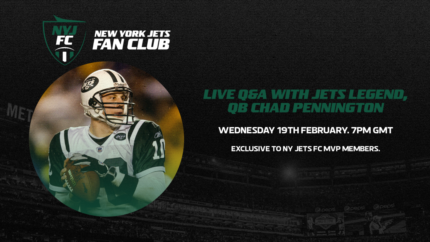 Jets Legend Chad Pennington To Take Part in International Q&A! — NY ...