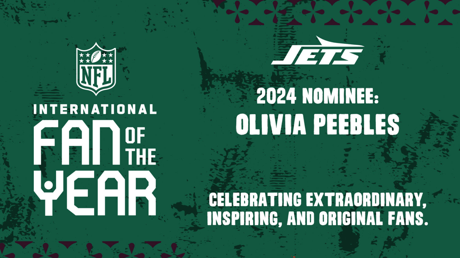 Olivia Peebles Named Jets 2024 International Fan of the Year! — NY Jets ...