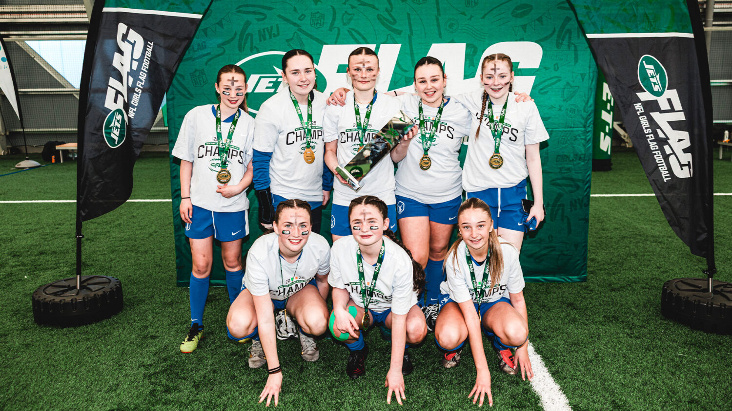 LARKIN COMMUNITY COLLEGE WIN INAUGURAL JETS NFL GIRLS FLAG LEAGUE IN ...
