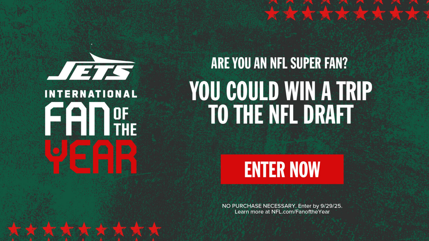INTERNATIONAL FAN OF THE YEAR CONTEST RETURNS FOR 2025 — NY Jets ...