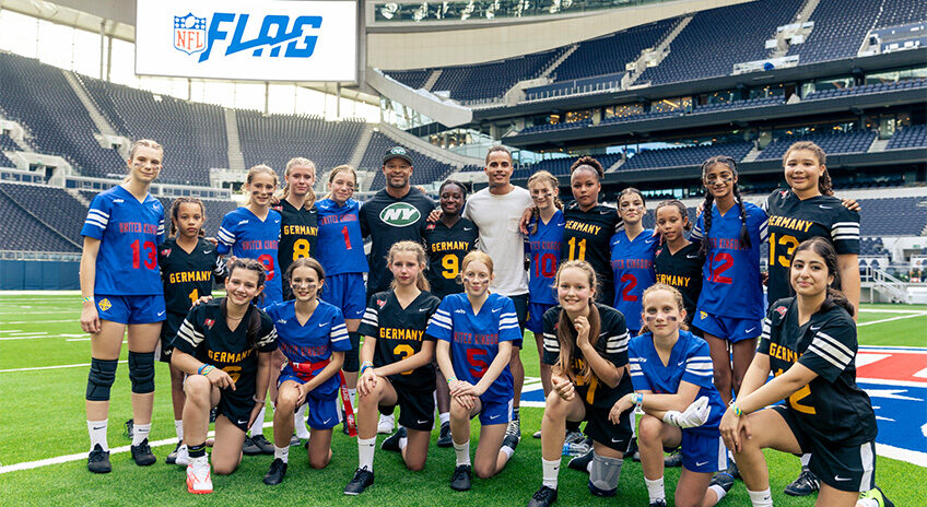 Girls Flag history made as Jets team wins at Tottenham — NY Jets ...